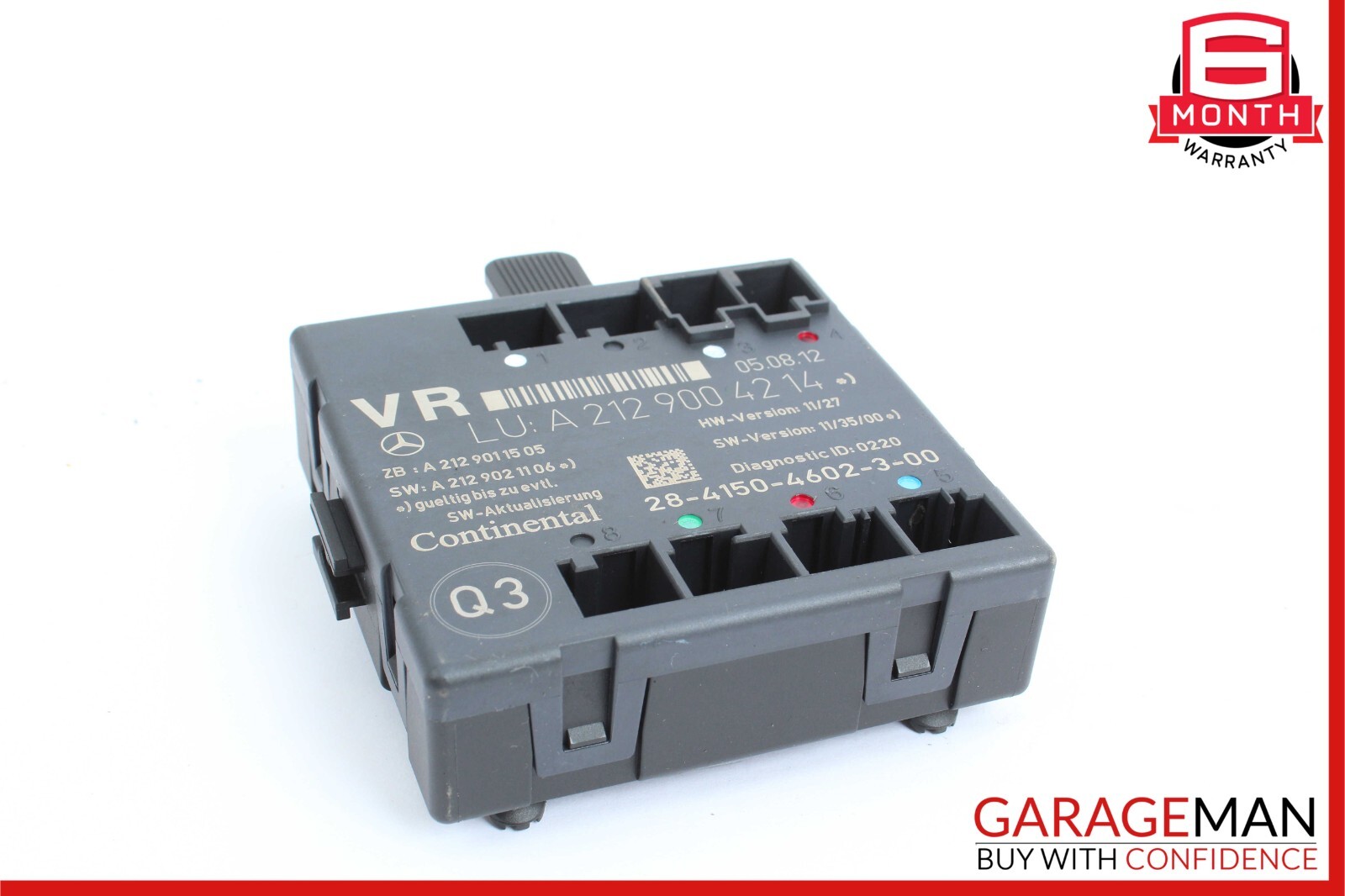 08-14 Mercedes W204 C250 C350 Front Right Side Door Control Module ...
