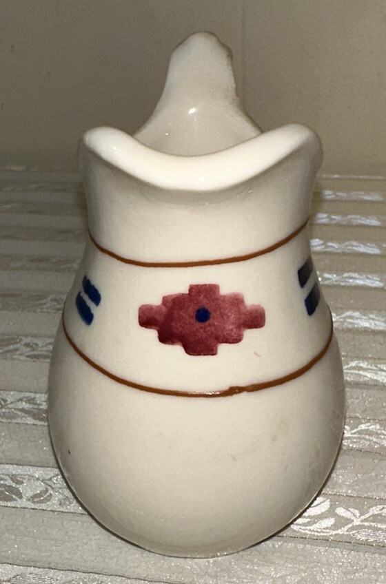 1 Small Creamer Cheyenne Hartstone 8 oz Pitcher Aztec Design USA | eBay