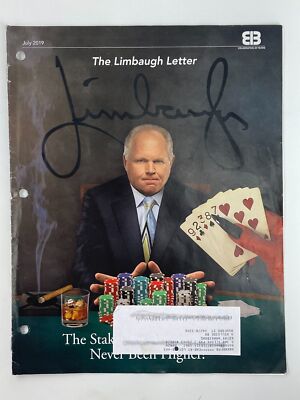 Rush Limbaugh Letter Newsletter Magazine July 2019 The Stakes for ...