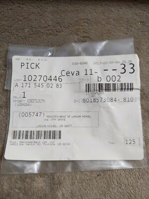 OEM Mercedes-Benz A 171 545 02 83 Cap, New, A1715450283, A 1715450283 ...