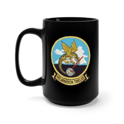 Black Mug 15oz - Navy - Helmineron Twelve (HM-12) wo Txt X 300 | eBay