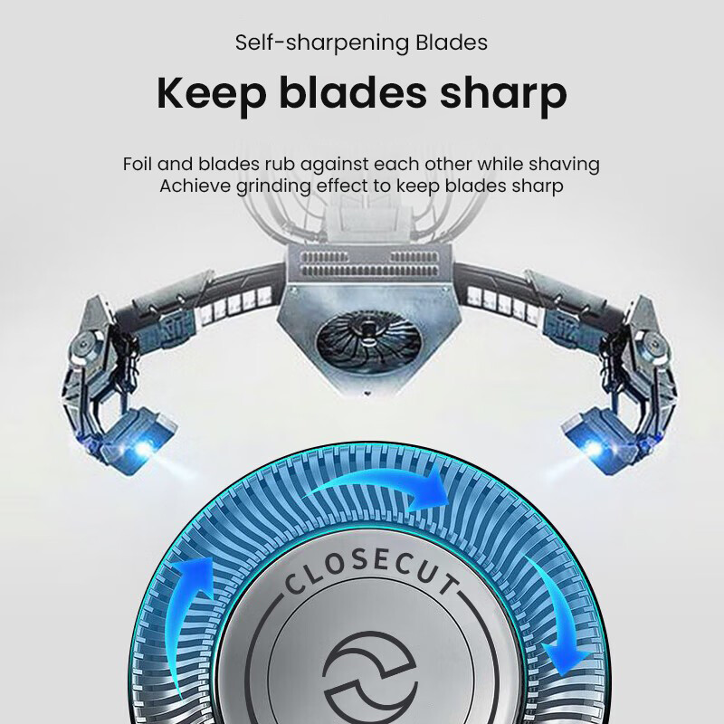 Electric Shaver Men Philips Pq190 Rechargeable Shaving Bag Cleaning ...