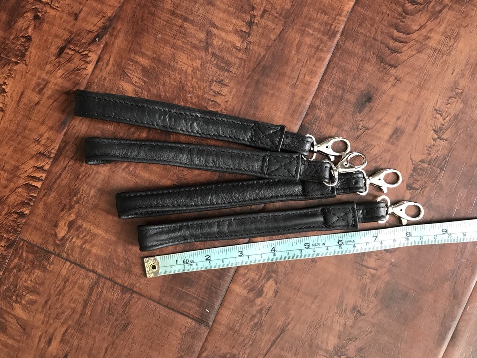 Genuine Black Leather Wrist Strap Keychain Bag Strap Key Holder Gifts ...