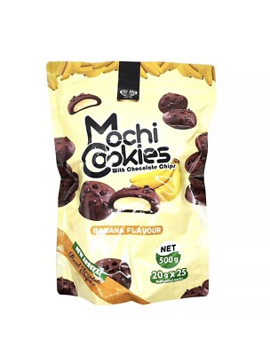 2x Mochi With Real Chocolate Chips Cookies 500g 25 x 20g Individual ...