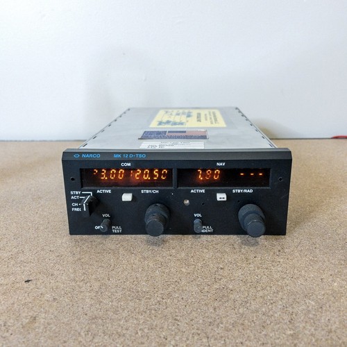 Narco Mk12d TSO NAV Comm P/n 03118-318 With Glideslope G/s 14v W/ Fresh ...