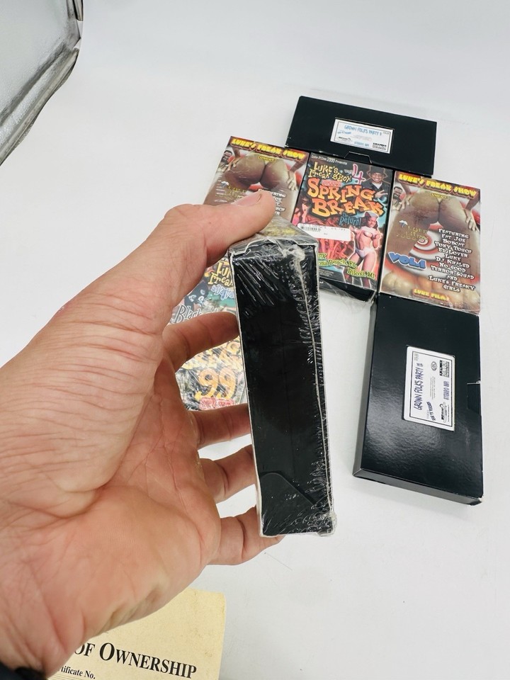 Vtg Luke’s Freak Show Spring Break Grown Folks Party Rap Hip Hop VHS ...