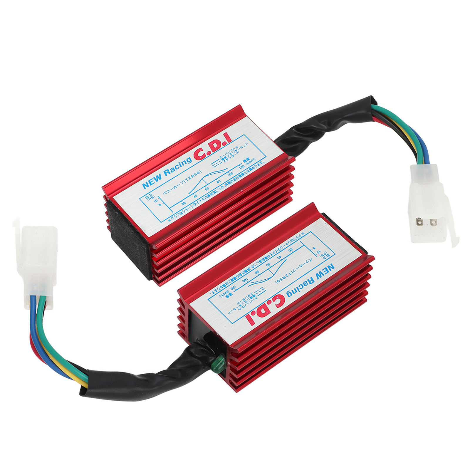 SPG Racing CDI Box 5 Pin Red Control Unit Module For 50cc 70cc 90cc ...