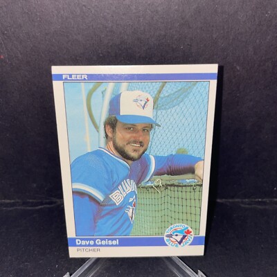 1984 Fleer Dave Geisel Toronto Blue Jays #154 | eBay