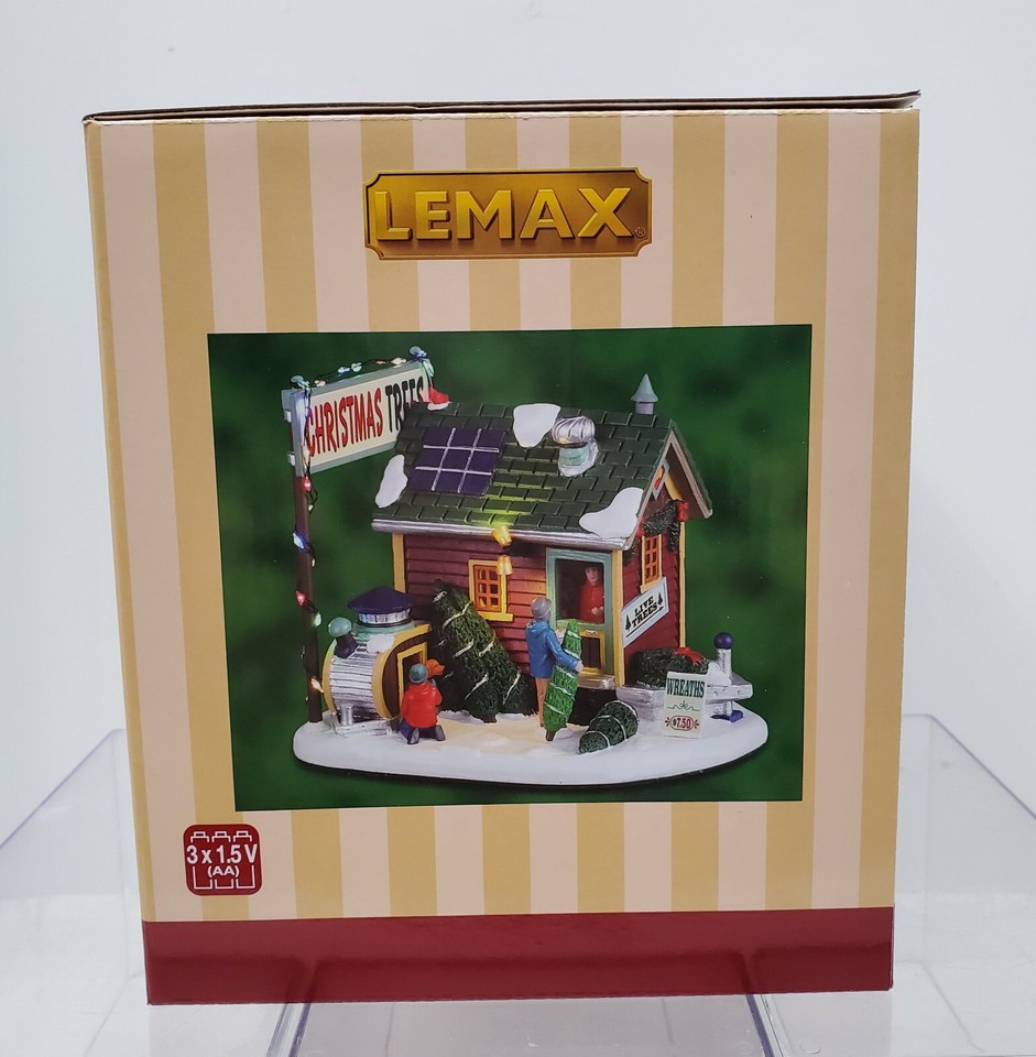 New 2022 Lemax Village Collection Tiny House Christmas Tree Lot Sale ...