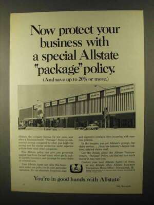 1968 Allstate Insurance Ad - Protect Your Business | eBay