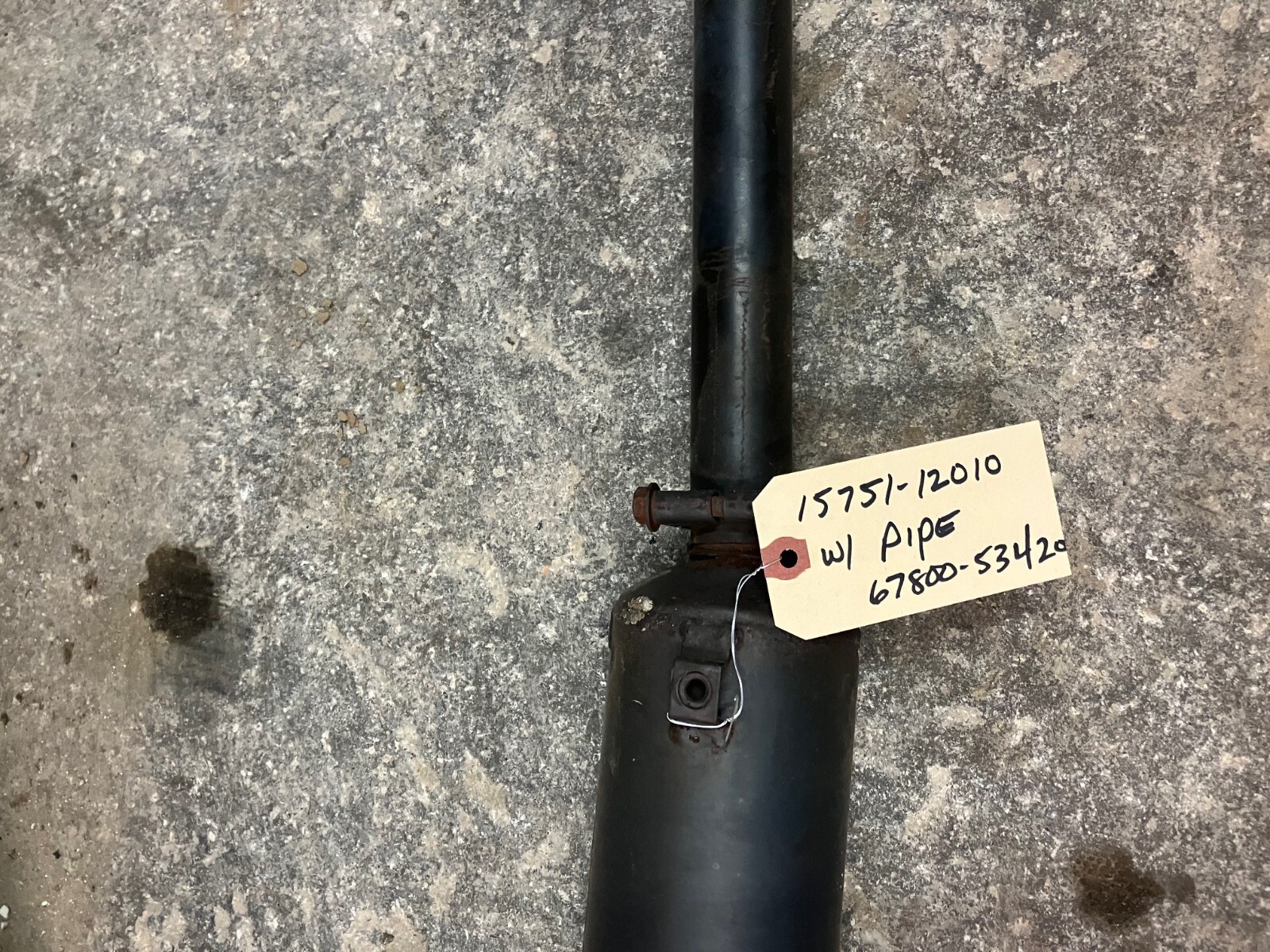 Kubota Muffler 15751-12010 with Pipe | eBay