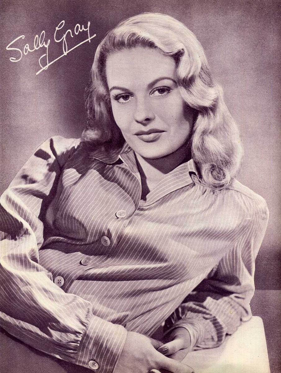 Sally Gray Actress Actress Sally Black And White Stock Photos & Images