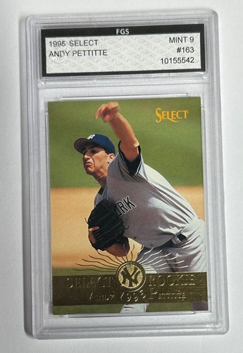 1995 Select Andy Pettitte Rookie #163 FGS MINT 9 | eBay