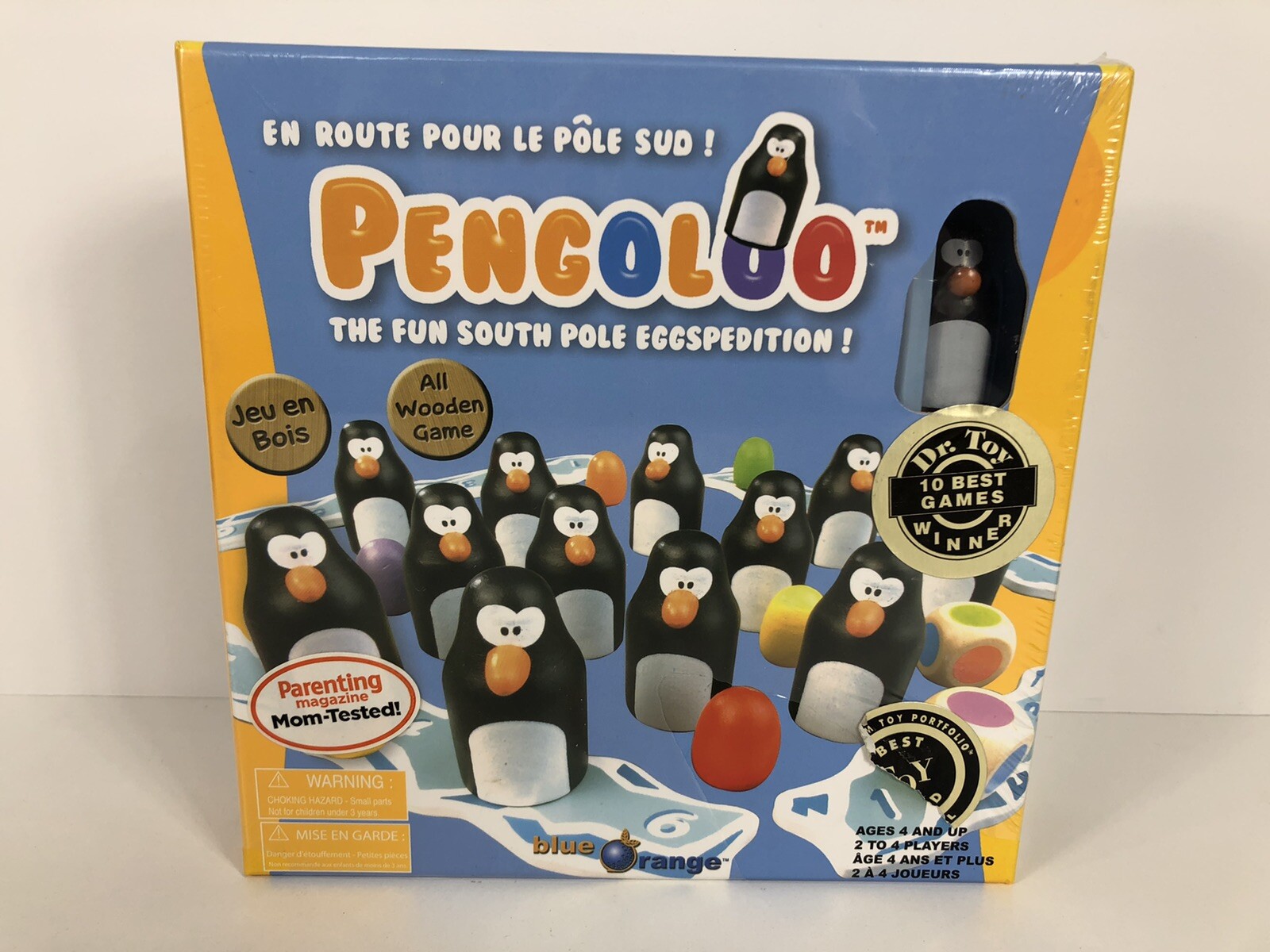 Pengoloo The Fun South Pole EGGspedition Game Wooden Complete 2 to 4 ...