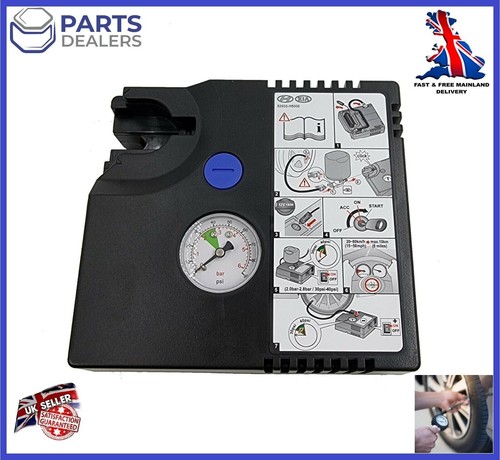 GENUINE HYUNDAI KIA TYRE PUNCTURE KIT PUMP INFLATOR COMPRESSOR 10A 120W ...