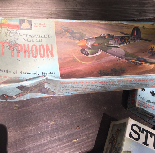 Lot Of 7 Vintage Revell WW2 Airplanes Plastic Model aircraft kits ...