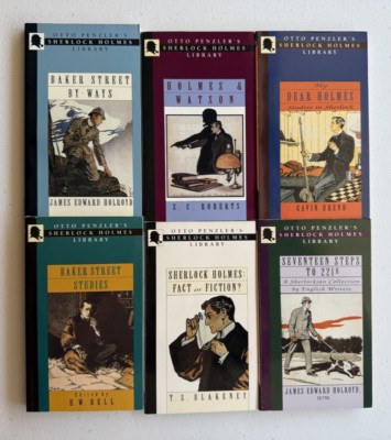 LOT of 6 "Otto Penzler's Sherlock Holmes Library" 1993-1995 1st print ...