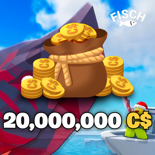 🎣 Fisch 20M C$ 🦈 Roblox Fisch Coins 🐟 Cheap | Fast Delivery ⚡ | eBay