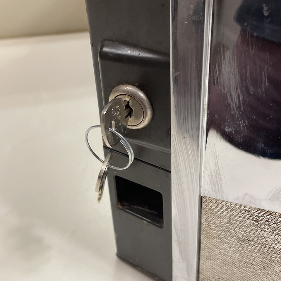 Rowe AMI Jukebox Coin Operated Chrome with Key Vintage | eBay