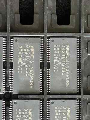 NEC 256Kx16-60 FAST PAGE MODE DRAM TSOP Chip D4218160G5-60-7JF ...