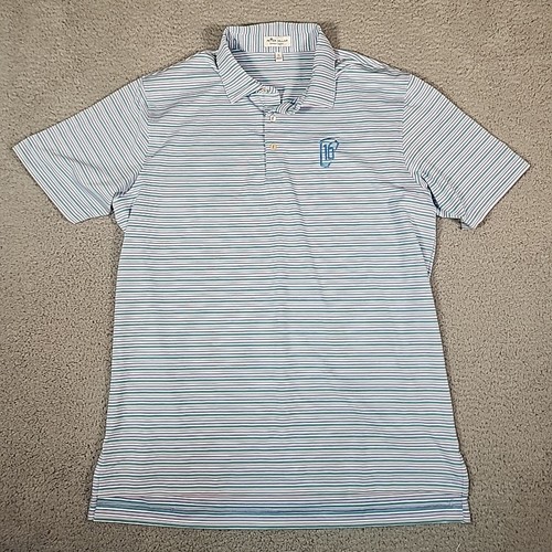 Peter Millar Polo Shirt Mens L Summer Comfort Golf TPC Scottsdale ...