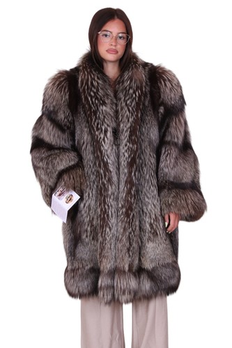 JACKET FOX FUR COAT FUCHS PELZMANTEL FOURRURE RENARD GIACCA PELLICCIA ...