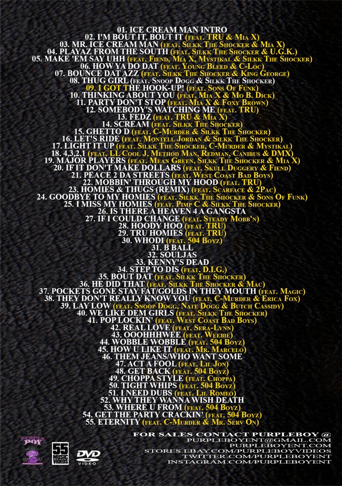 Master P Music Video Collection DVD No Limit Pimp C UGK 2Pac Scarface ...