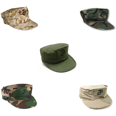 Marine Corps 8-Point Covers - USMC Utility Hats - Military Issue - MADE ...