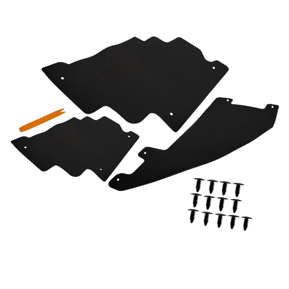 Radiator Grille Air Deflector Set &Fasteners For 09-14 Ford F150 ...