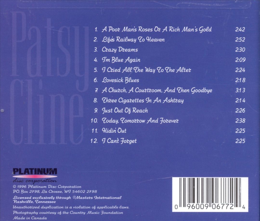 PATSY CLINE VOLUME 2: LEGENDARY PATSY NEW CD 96009067724| eBay