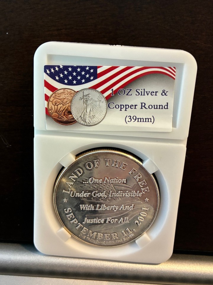 1985 Ronald Reagan and George Bush / 2nd Inauguration silver round ...