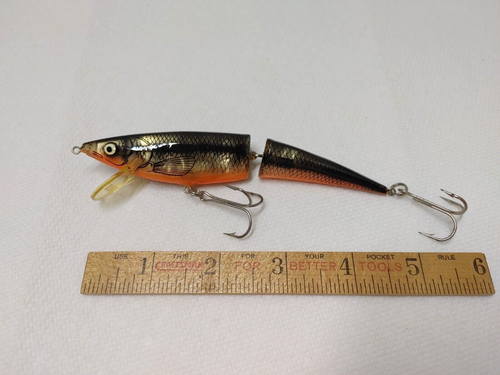 VINTAGE RYOBI JOINTED MINNOW LURE, PIKE, BASS, MUSKIE | eBay