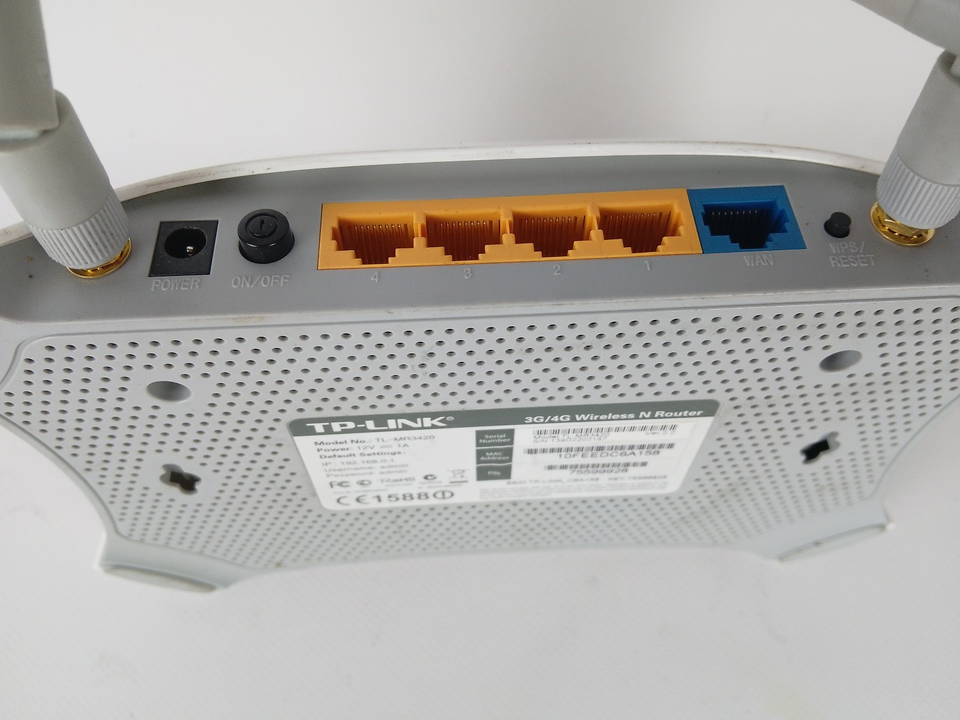 Modem ADSL Router TP-LINK TL-MR3420 Wireless Wifi 3G 4G Mobile ...