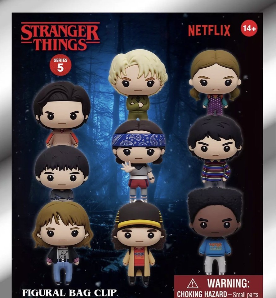 Stranger Things Mike Wheeler Clip Blind Bag Series 5 Key Chain Monogram ...