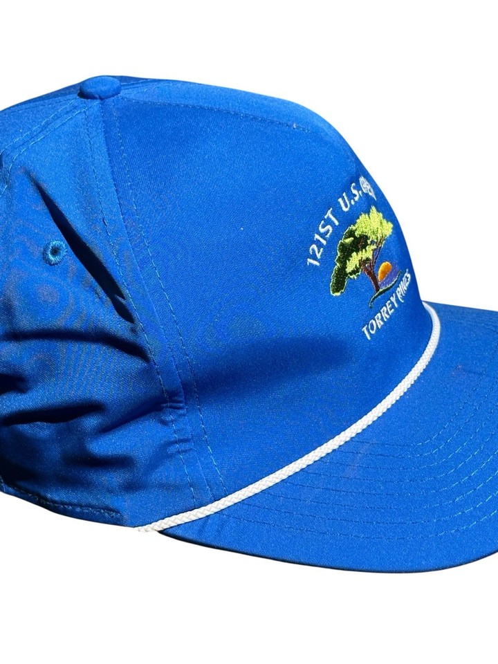 Torrey Pines 121st US Open Golf Hat Snapback Imperial Blue Rope San ...