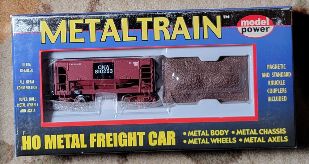 Model Power Metal Train ORE CAR - CNW Chicago & Northwestern | eBay