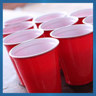 Disposable Red Party Cups American Party Cups 12oz / 16oz Ping Pong Cup ...