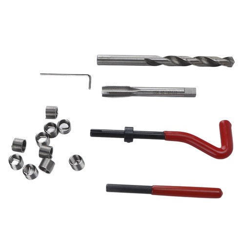 XXL 15 Pcs Thread Repair Tool Kit M10x1.25mm Metal Threaded Inserts ...