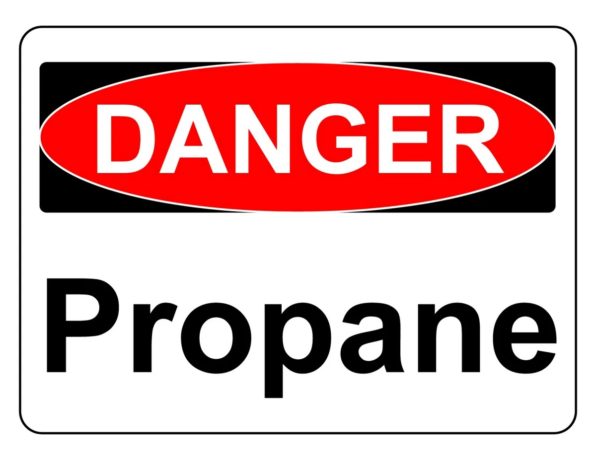 Propane Safety Signs