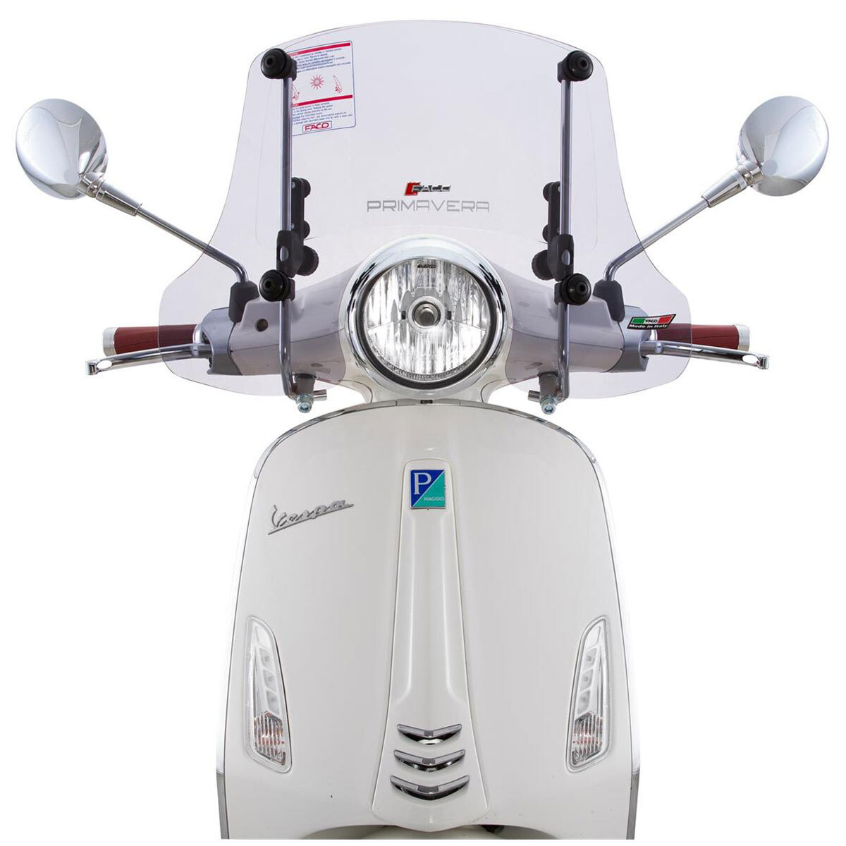 "" FACO FA22806 Windscreen FACO ""Twin-Screen """ For Vespa 125 Spring ...
