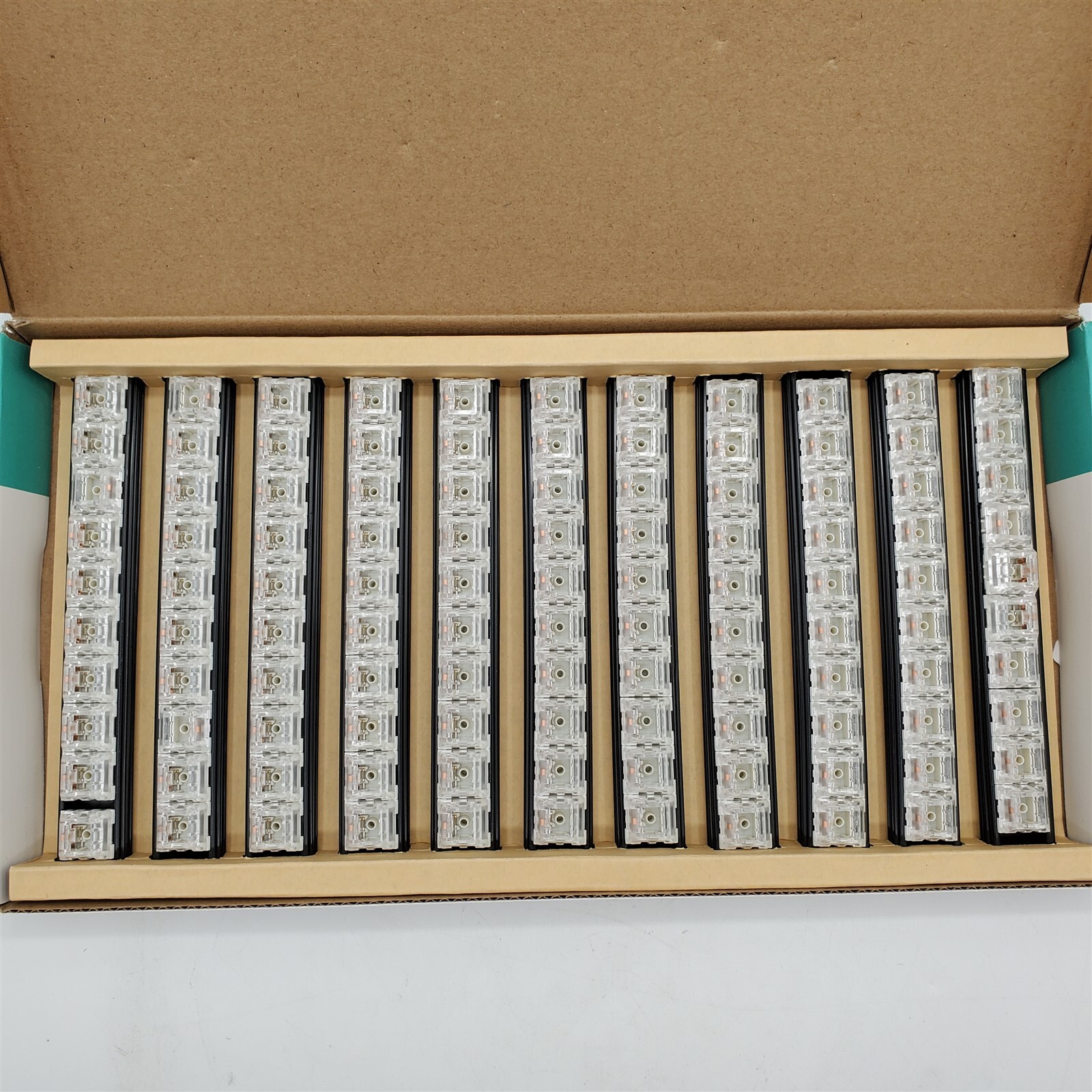 DROP Halo Clear Mechanical Keyboard Switches Tactile 65g CherryMX Style ...