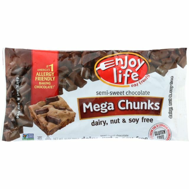 Enjoy Life Baking Chocolate Mega Chunks Semi-sweet 10 Oz Case of 12 X 6 ...
