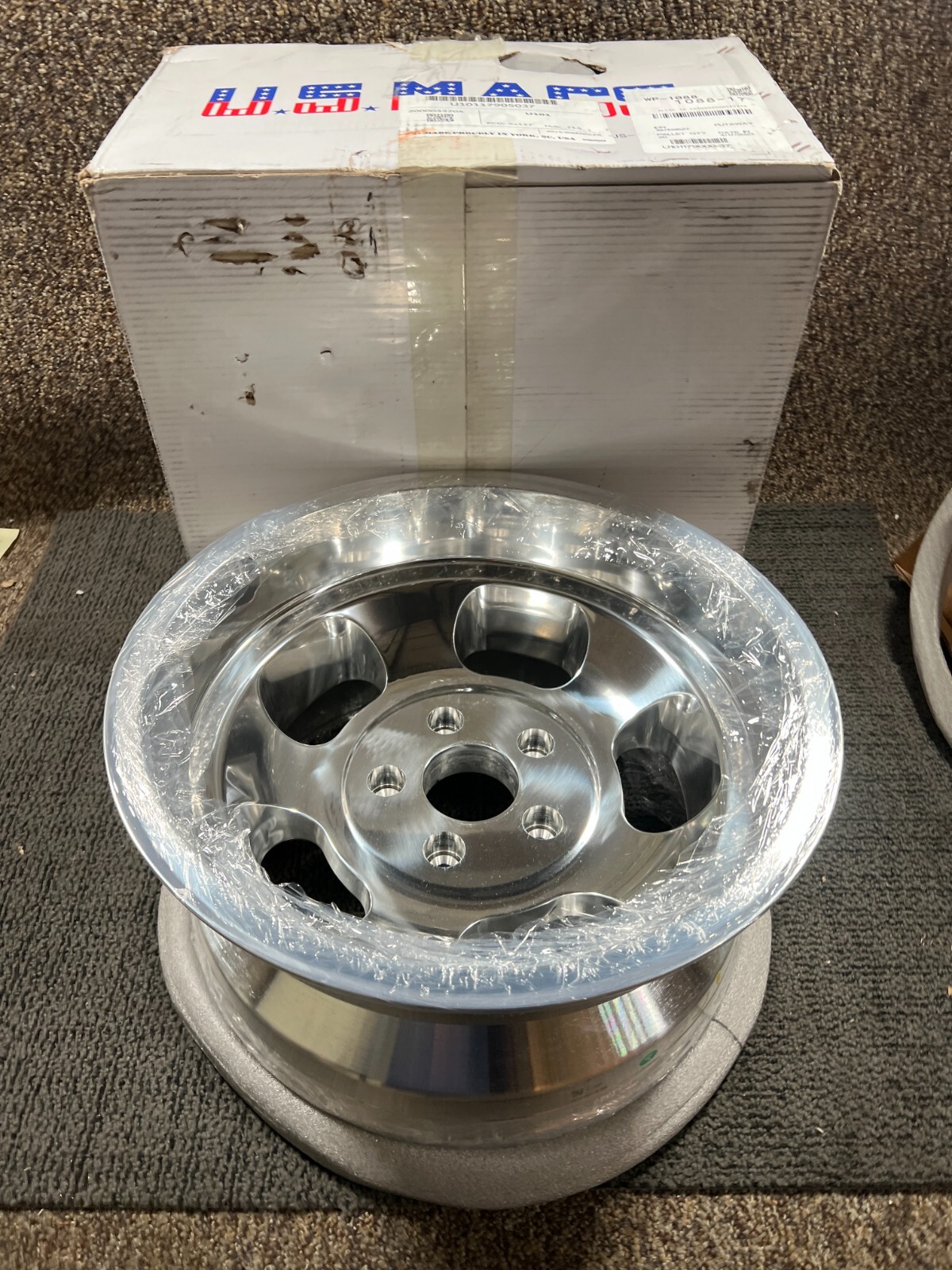 (QTY 1) US Mags U101 INDY Polished Silver Wheel Rim 17x9 5x127 -37mm | eBay