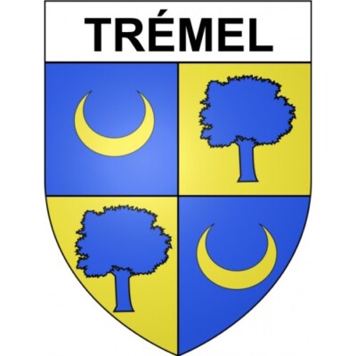 Trémel 22 ville Stickers blason autocollant adhésif | eBay