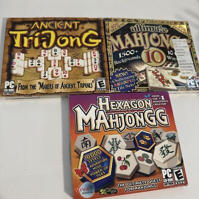 Ancient Tri-Jong- Ultimate Mahjongg- Hexagon Mahjongg PC Game | eBay