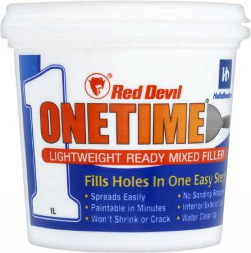 Red Devil Onetime Interior & Exterior Ready Mixed Lightweight Filler ...