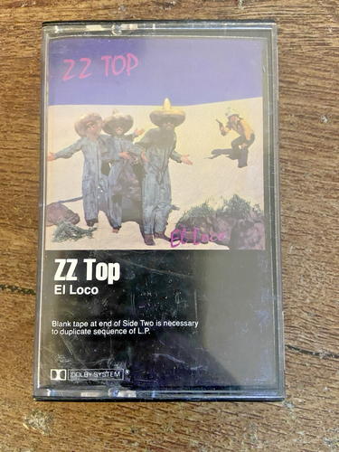 ZZ Top El Loco Cassette Tape 1981 Warner Bros Hard Southern Rock, Blues ...
