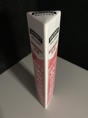 Smirnoff Raspberry Rose Hard Seltzer Tall Beer Tap Handle Kegerator ...