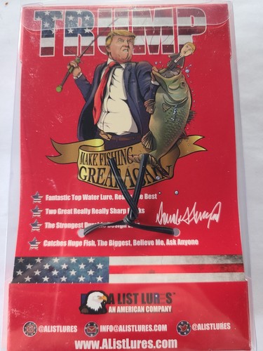 Donald Trump Make Fishing Great Again Collectible Fishing Lure New In ...