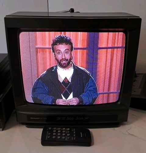 Sharp Linytron Mdl: CA14M10 CRT 13" Color Rare Vintage Retro Gaming TV ...